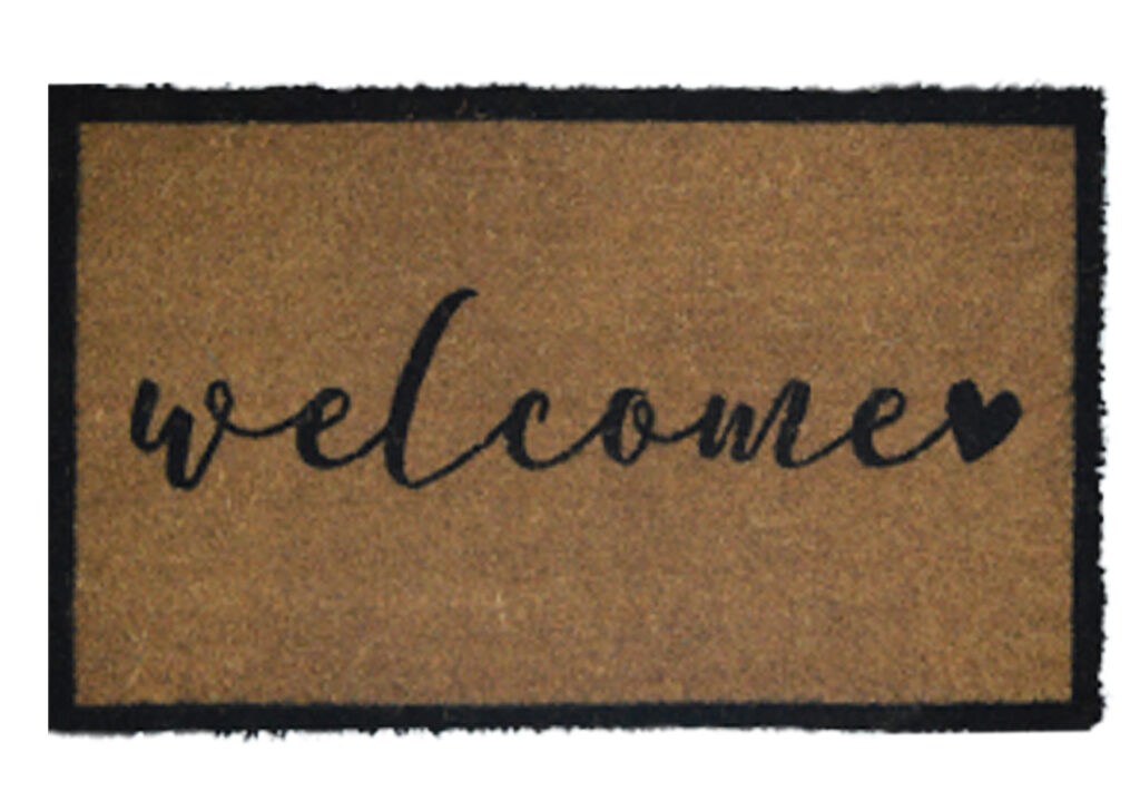 Natural Printed PVC Tufted Coir Mats 09 | Tufted Coir Mats